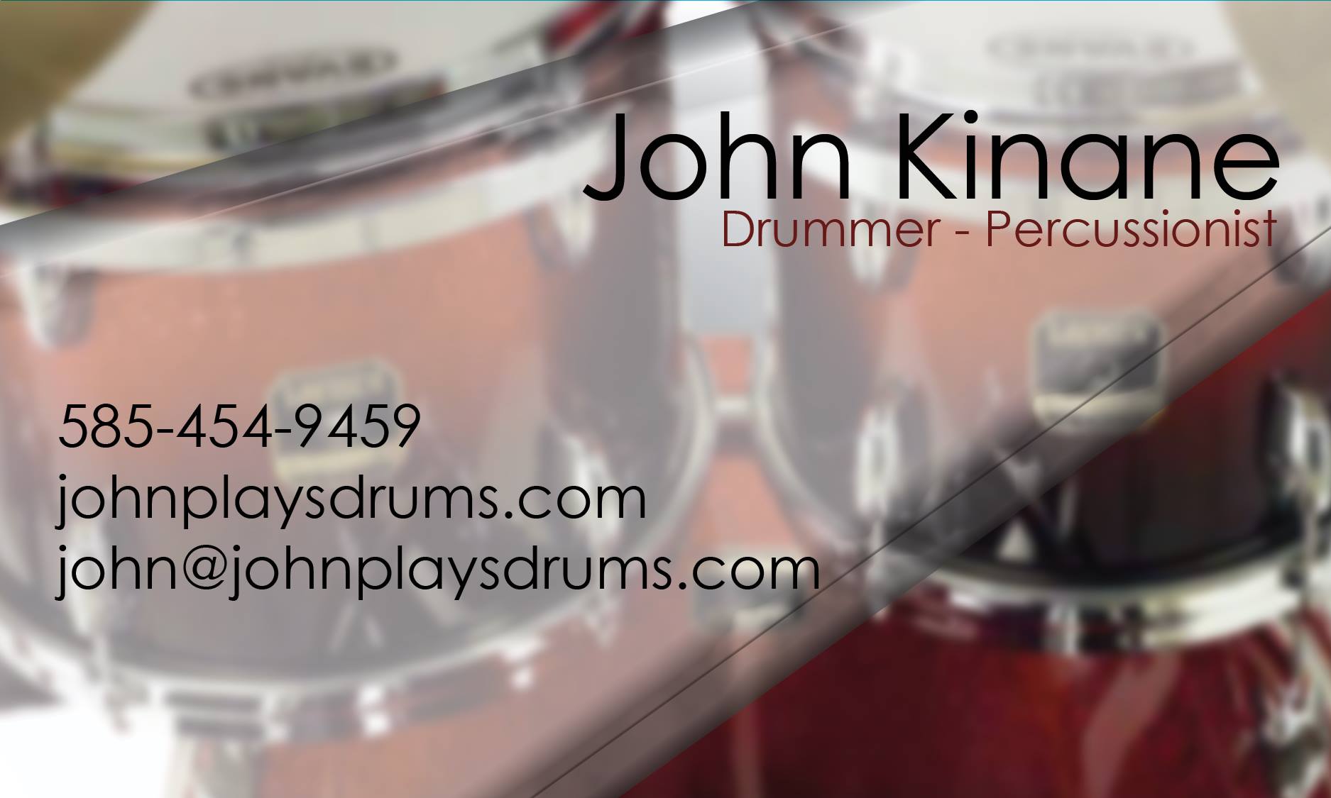 John Kinane - Drummer/Percussionist - Rochester, NY